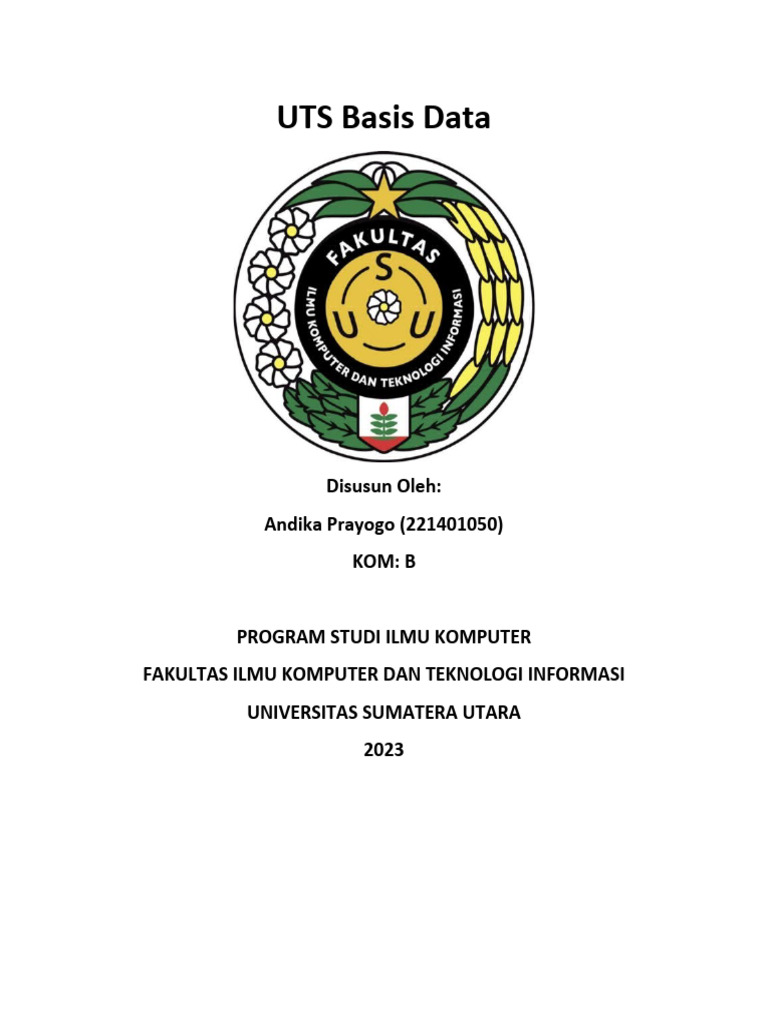 UTS Basis Data | PDF | Komputer