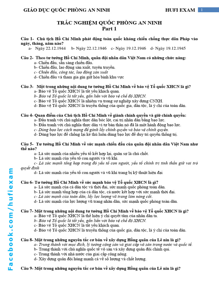 Hufi Exam - Gdqpan - 1 | PDF