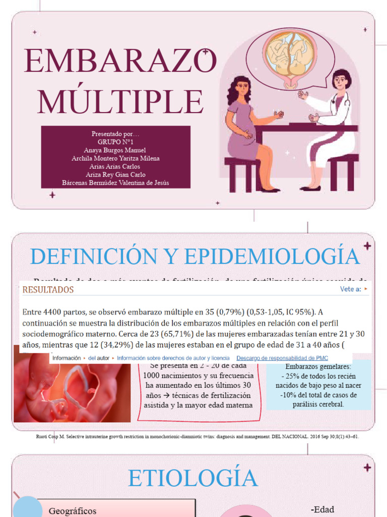 Embarazo Multiple (1) | PDF | El embarazo | Parto