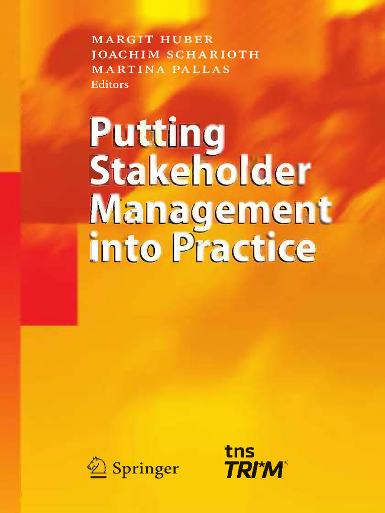 Putting Stakeholder Management Into Practice by Pauline Williams (Auth ...