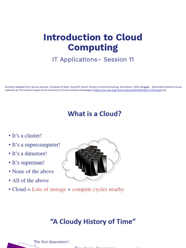 Cloud Computing For It Students Pdf Cloud Computing Computer Security