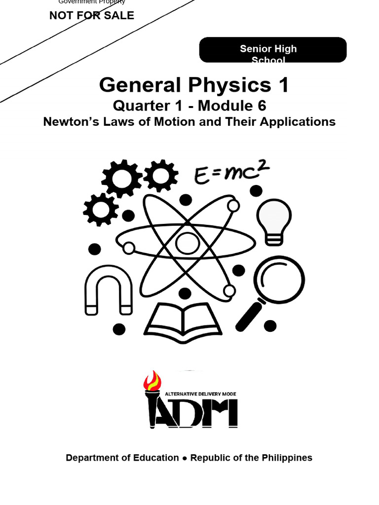 6 General Physics1 12 - Q2 - Mod6 Newtons Laws of Motion v5 | PDF | Force | Friction