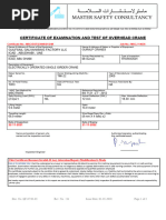 Load Test Certificate | PDF