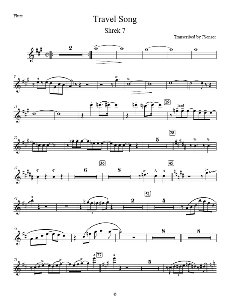 Shrek 7 - Flute | PDF