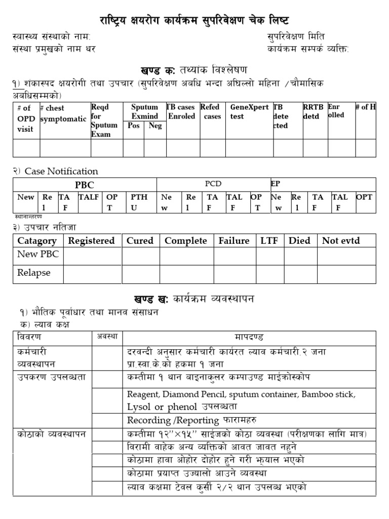 TB Program Monitoring Guide | PDF