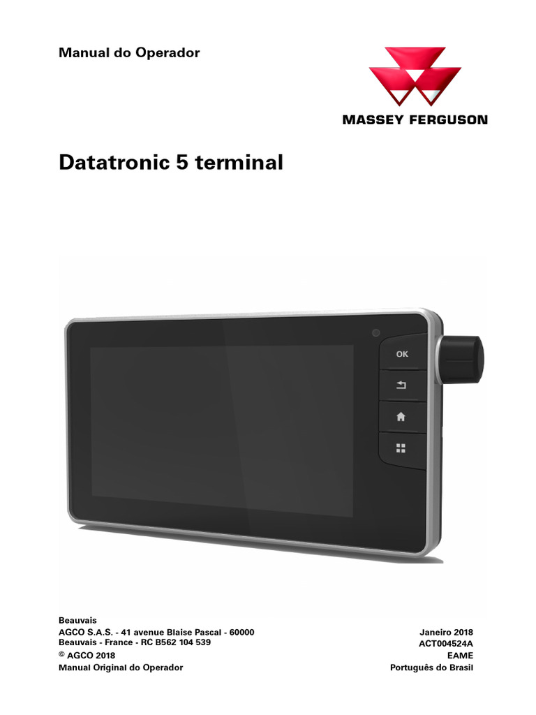 Manual Datatronic 5 MF 8700 - PT | PDF | Eixo | USB