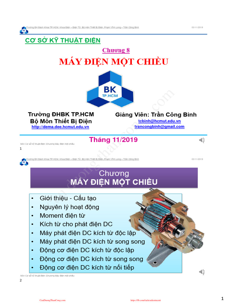 Co So Ky Thuat Dien c8 CSKTD May Dien Mot Chieu Tcbinh May Dien Mot Chieu (Cuuduongthancong ...