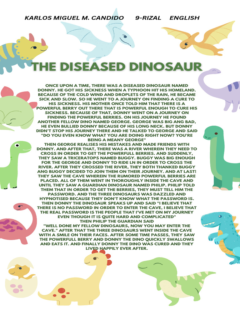 the diseased dinosaur | PDF