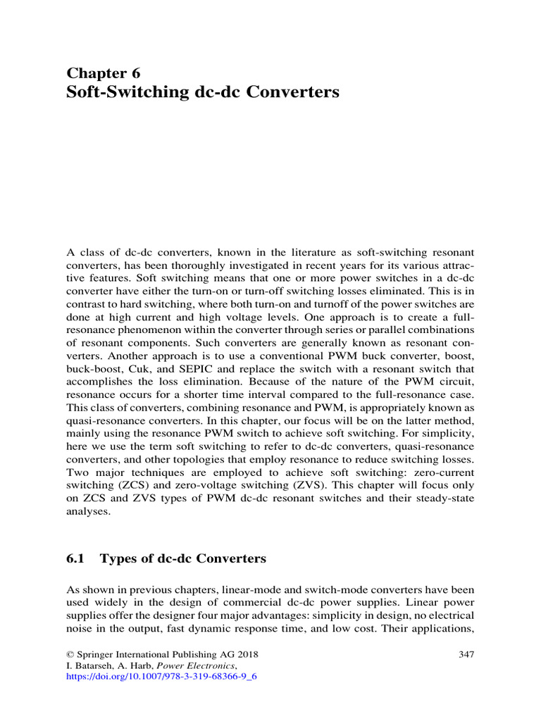 Soft Switching DC DC Converters | PDF | Power Inverter | Rectifier