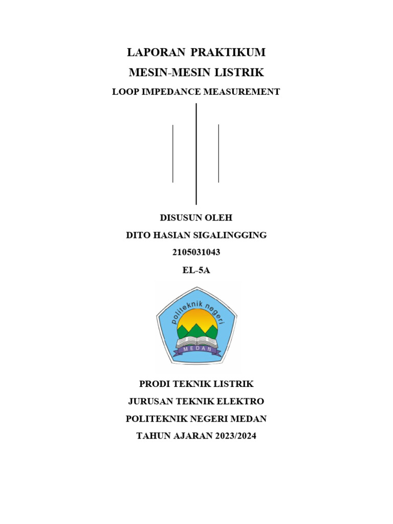 Pengukuran Impedansi Loop Listrik | PDF | Sains & Matematika