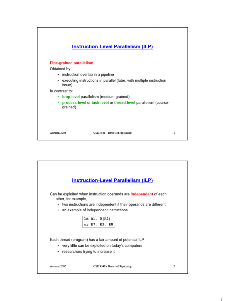 Pipelining Basics | PDF | Office Equipment | Computer Architecture