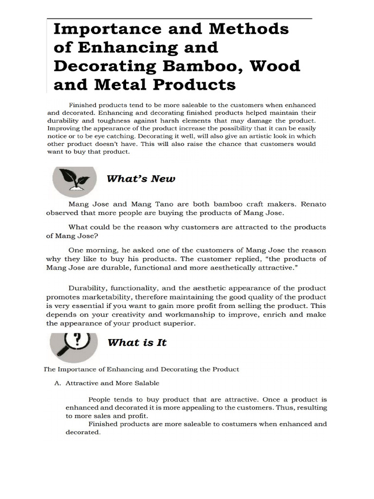 Wood Craft Study Guide | PDF