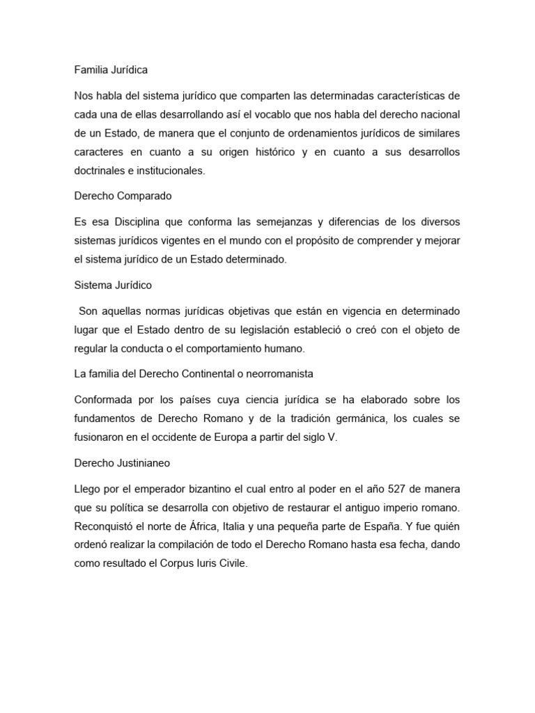 Sistemas Jurídicos y Familias del Derecho | PDF | Ley común | Ley romana