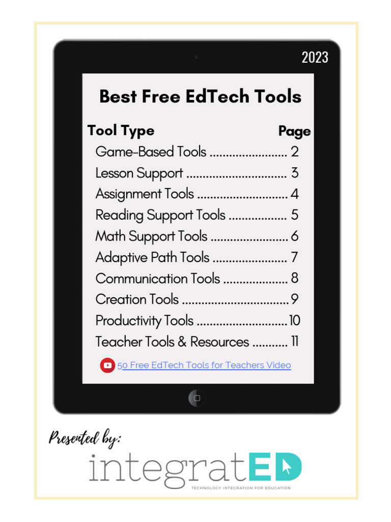 2023 Favorite Technology Integrations | PDF | Educational Technology | Computing