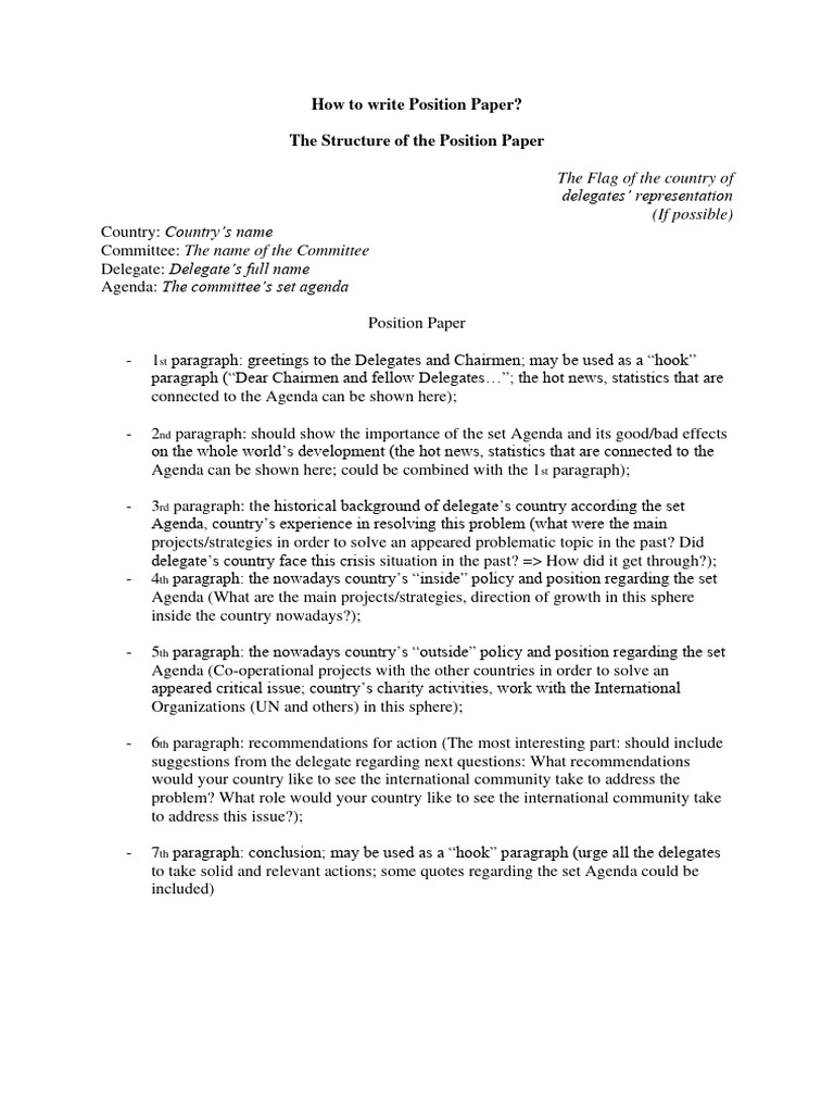 How to Write Position Paper (4) | PDF | Electrical Grid | Economies