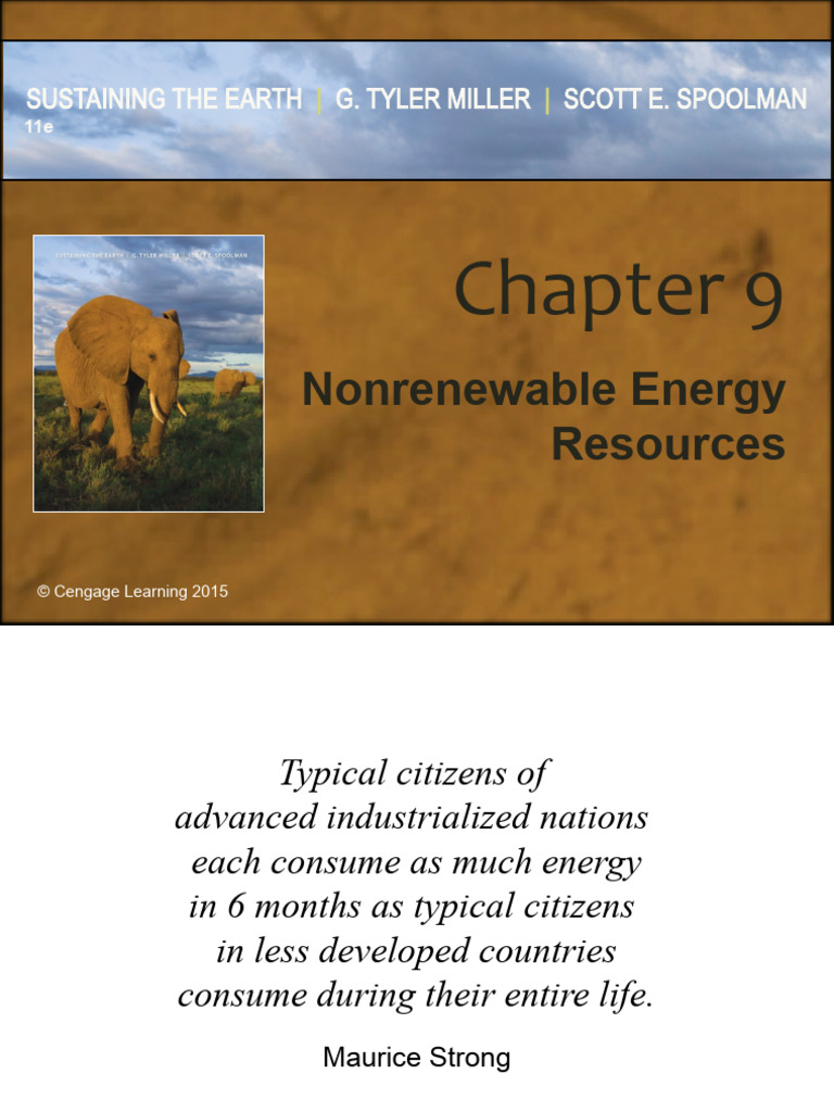 Nonrenewable Energy Resources Overview | PDF | Petroleum | Natural Gas
