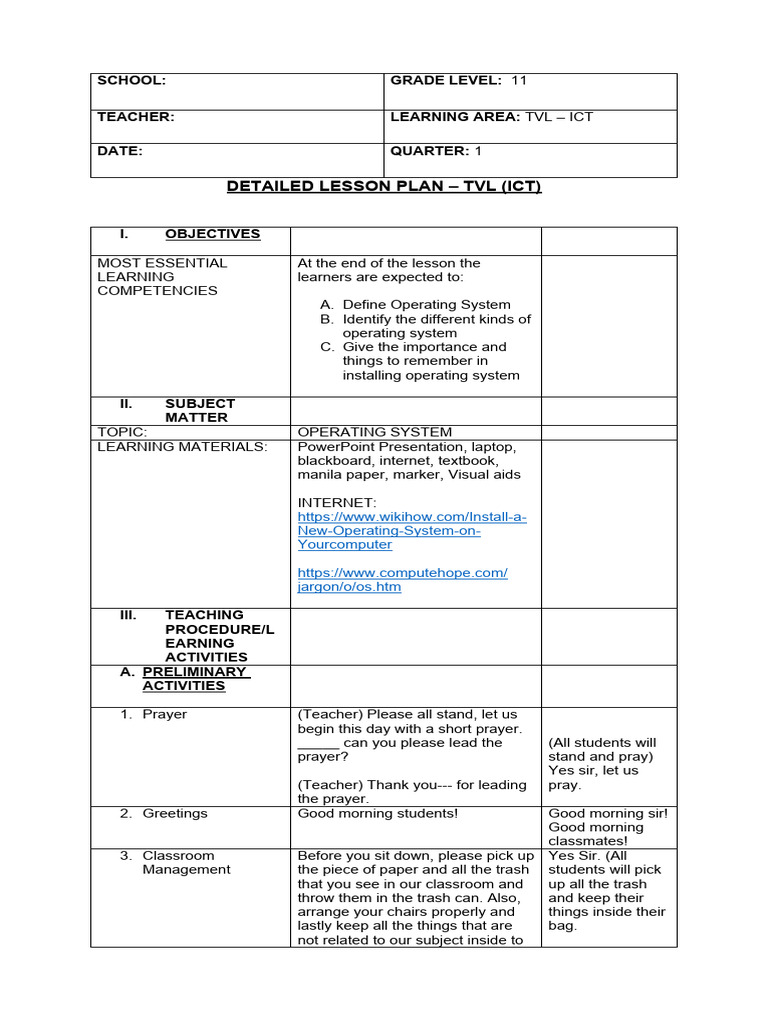 SHS TVL Ict | PDF | Operating System | Tablet Computer