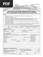 1 - CAA 61-91 Exam Form | PDF | Aircraft | Flight Instructor