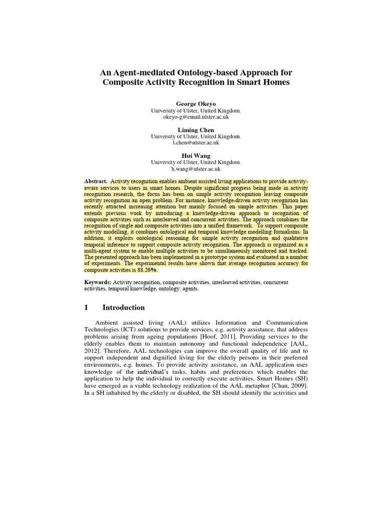 An agent-mediated ontology-based | PDF | Ontology (Information Science) | Information