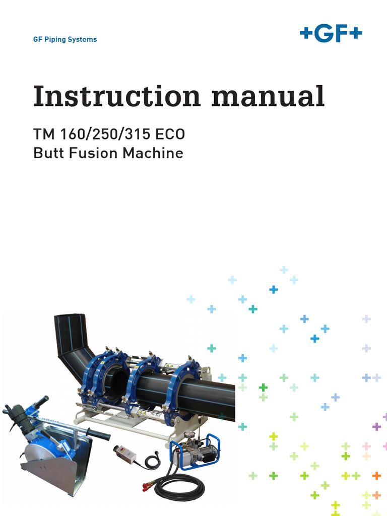 Gfps Manual Welding Machine TM 160 250 315 Eco Eng Deu Ita | PDF | Pipe ...