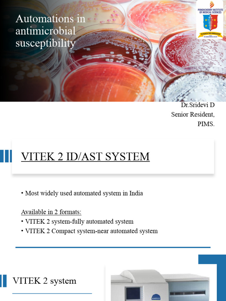 VITEK 2 System for AST Automation | PDF | Beta Lactamase | Antibiotics