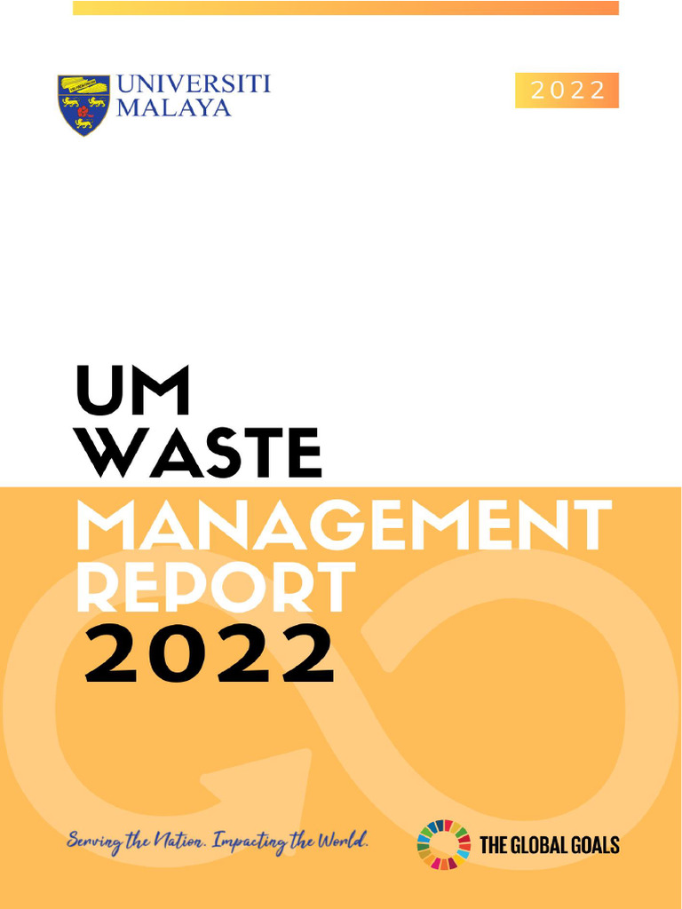 UM Waste Management Report 2022 | PDF | Waste | Recycling