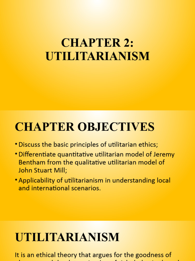 Ethics Utilitarianism | PDF | Utilitarianism | Pleasure