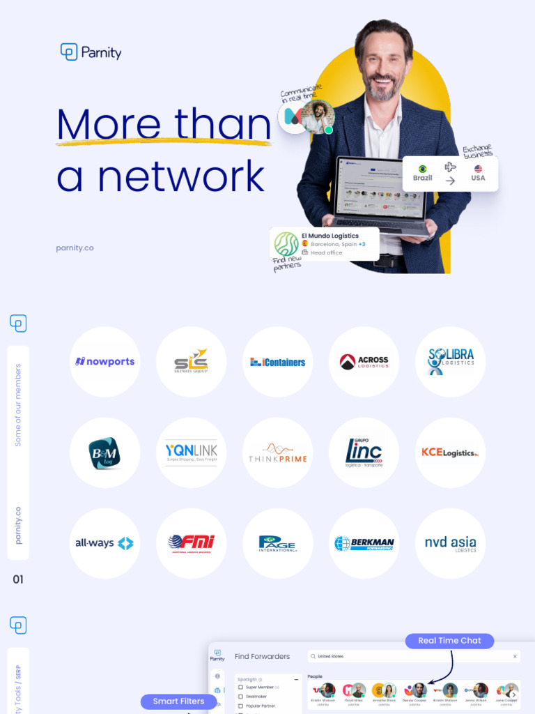 Parnity Digital Logistics Network | PDF | Cyberspace | World Wide Web