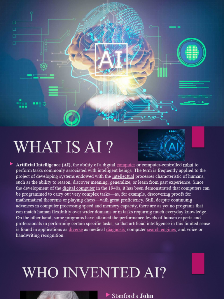 Ai Ppt by Pranay Sharma | PDF | Artificial Intelligence | Intelligence ...