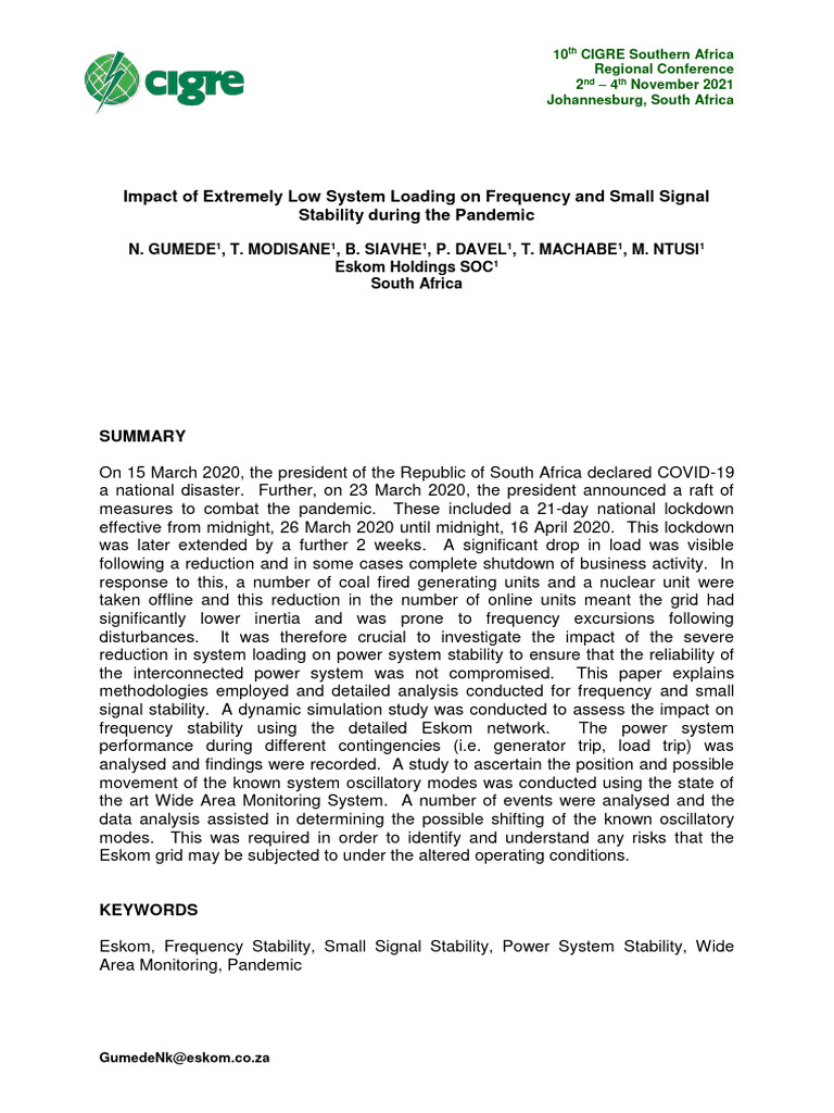 10 74 Paper - Extremely Low System Loading On Frequency and Small N ...