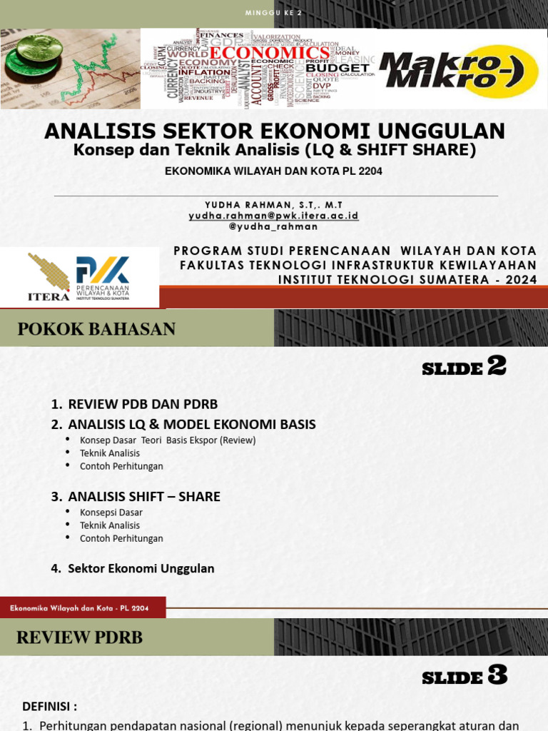 Yr - Analisis LQ Dan Shift Share 2024 | PDF