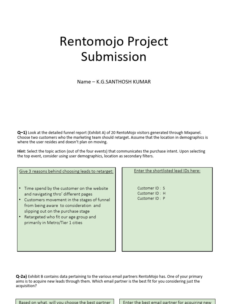 RentoMojo Marketing Strategy | PDF | Mass Media | Human Communication