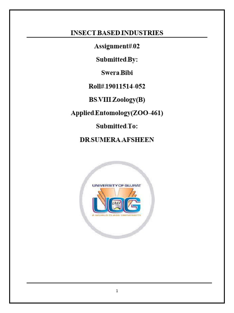 Applied Entomology Ass#02 | PDF | Fibers | Bees