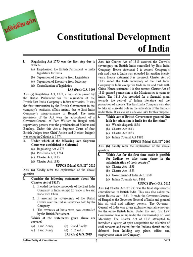 India Polity & Constitution | PDF | British Raj | Jawaharlal Nehru