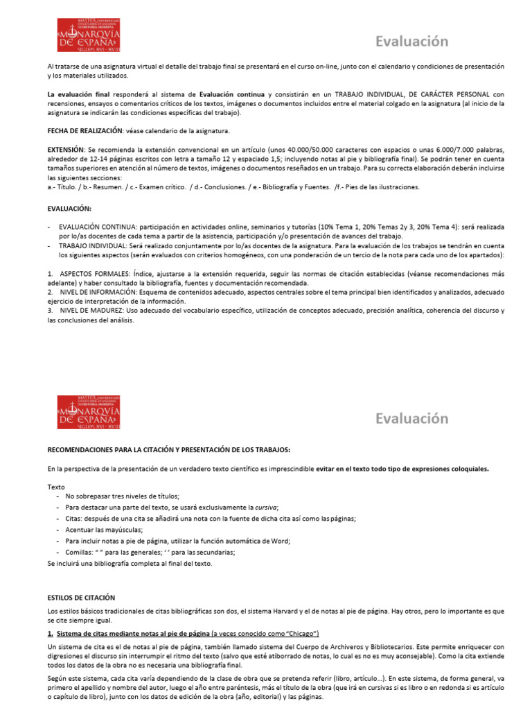 EVALUACIÓN FINAL | PDF