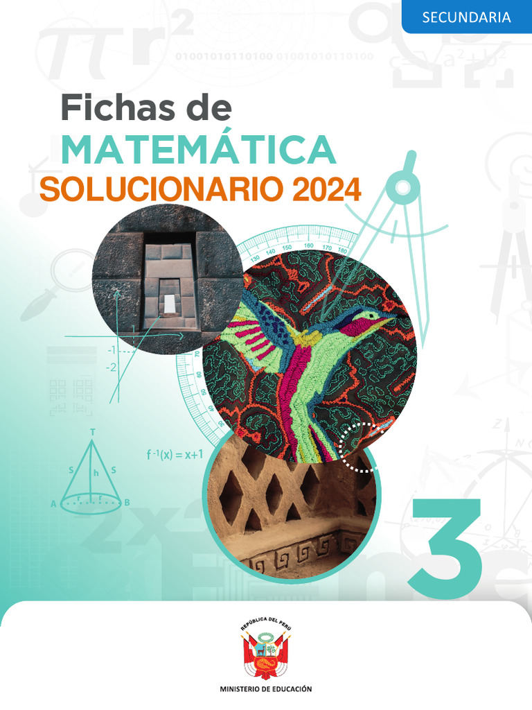 3º Cuadernillo 2024 Matemática - SOLUCIONARIO | PDF