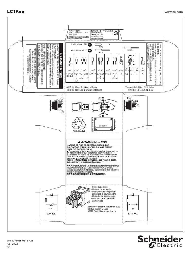 LC1Kpp: Phillips Head 'PH' Pozidriv Head 'PZ | PDF | Equipment ...