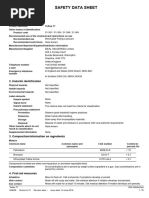 Safety Data Sheet: CIF Disinfectant Floor Cleaner | PDF | Occupational ...