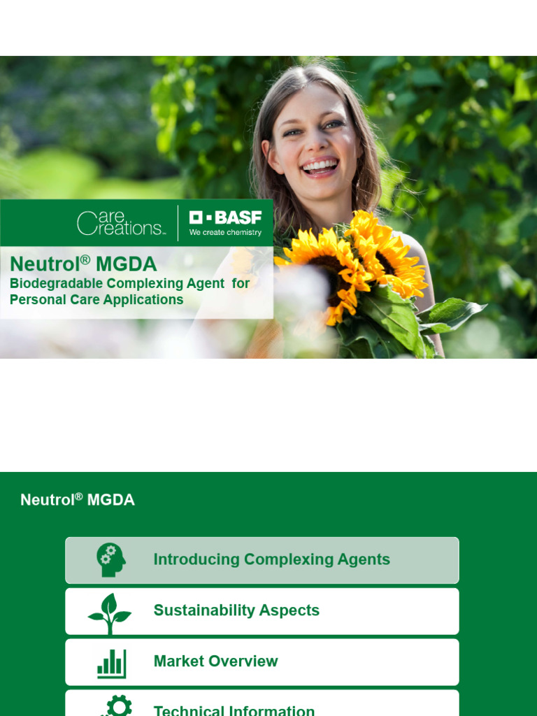 Neutrol MGDA - Launch Presentation NA | PDF | Chelation ...