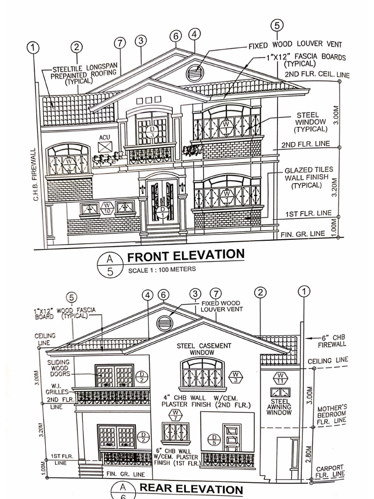 Graphics 1 Front and Rear Elev | PDF
