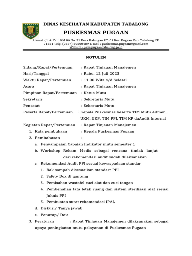 NOTULEN RTM Juli 23 | PDF