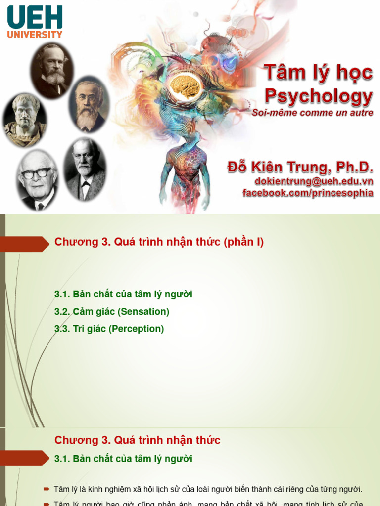 Psychology - Chapter 3 (Part I) | PDF