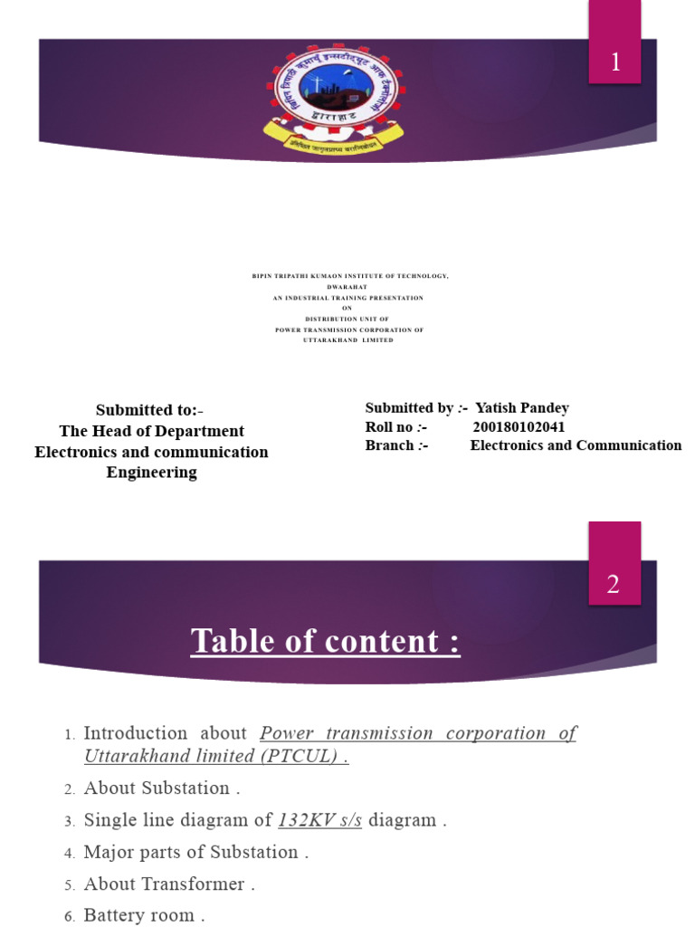 Electric Substation (Yatish) | PDF | Electrical Substation | Electric Power Transmission