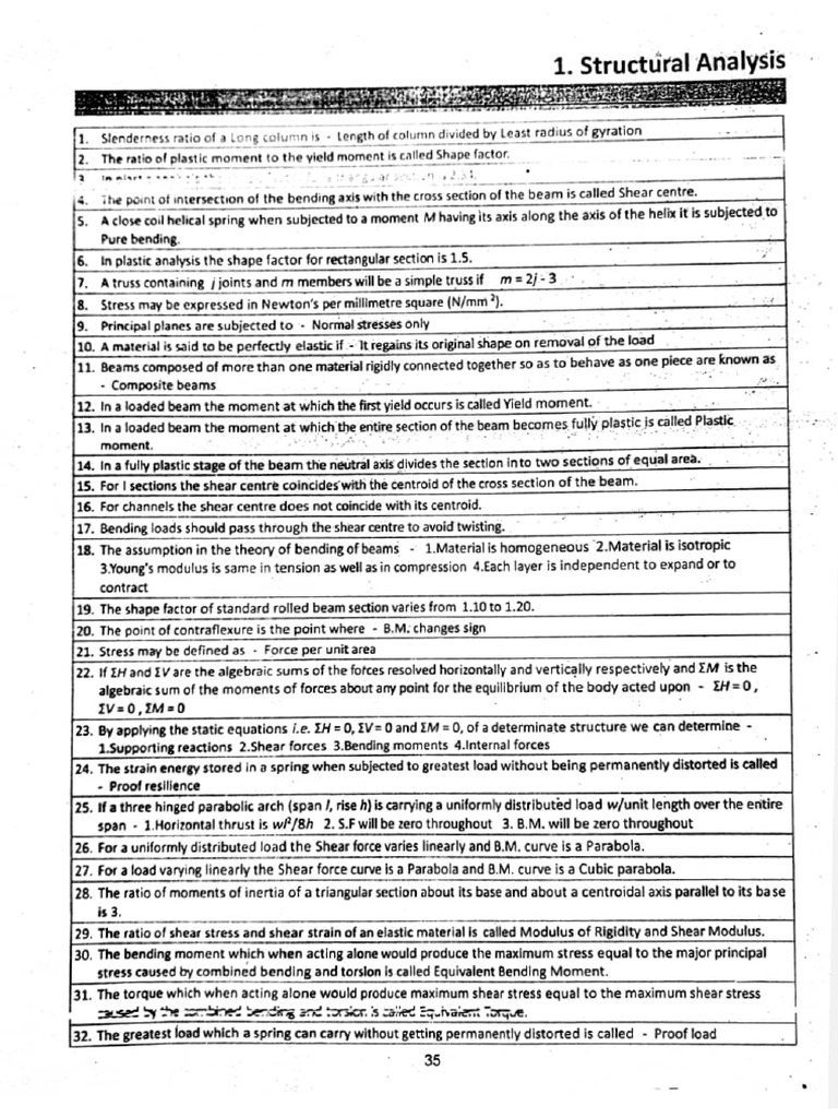 Structural Analysis | PDF