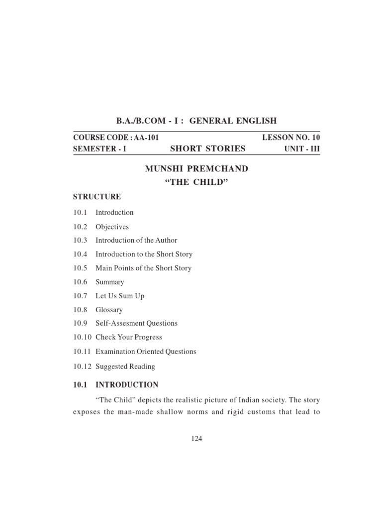 The Child | PDF | Morality | Love