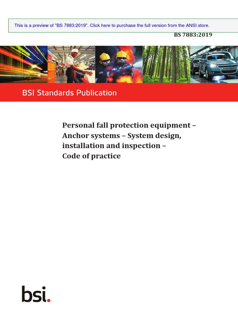 BSI Standards Publication | PDF | Anchor | Regulatory Compliance