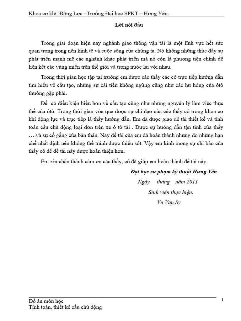 123doc Do An Mon Hoc Tinh Toan Thiet Ke Cau Chu Dong | PDF