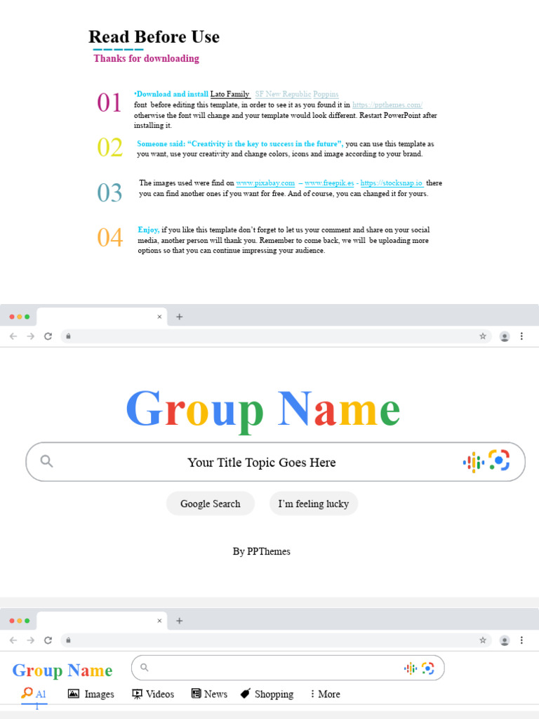 Google Chrome Powerpoint Template | PDF | Business | Marketing