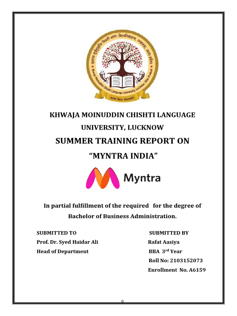 Myntra Project | PDF | Online Advertising | Advertising