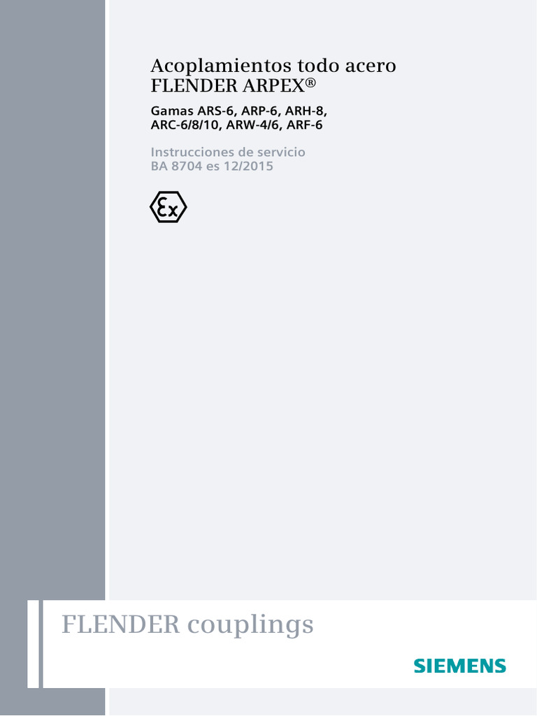 Acoplamientos Flender Arpex | PDF